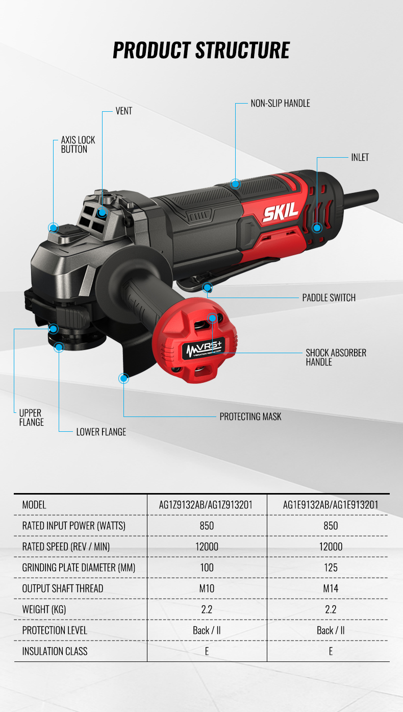 9132 Angle Grinder - Skil